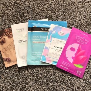 Neutrogena | Makeup | Pack Of 5 Face Masks | Poshmark